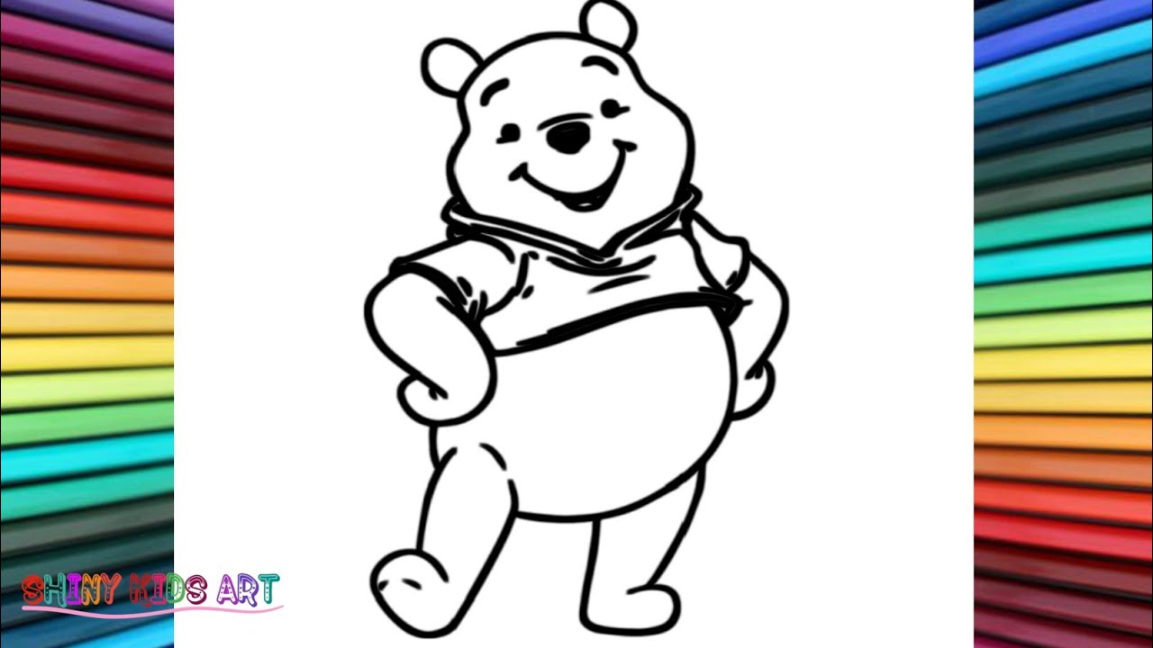 How to Draw Winnie the Pooh (Step by Step) - YouTube