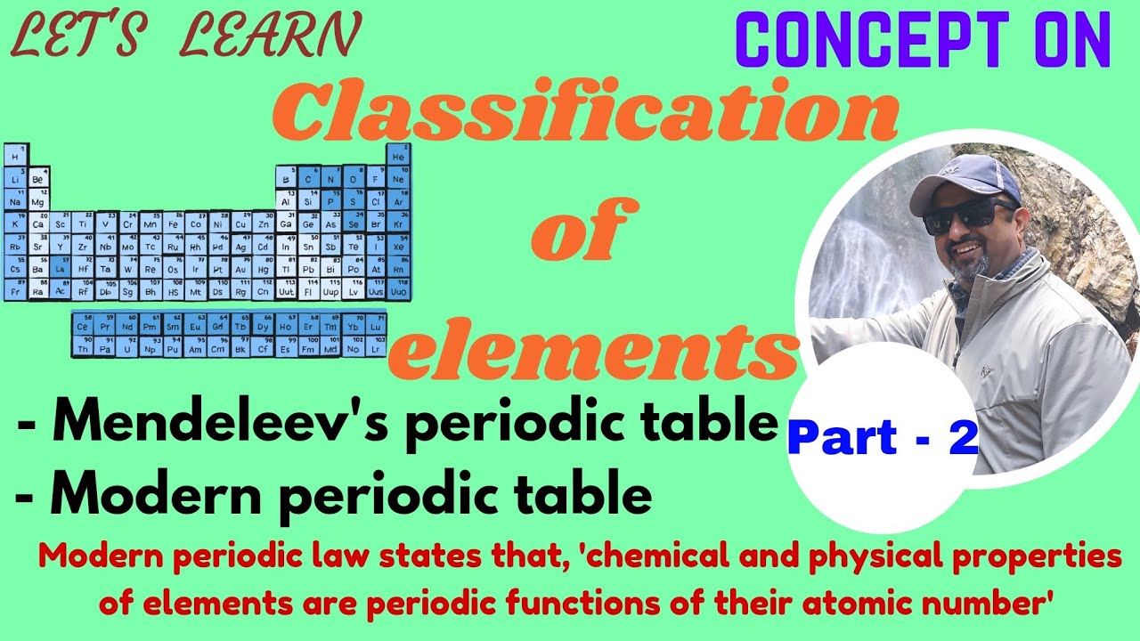 Concept on Classification of element| Mendeleev's periodic table and ...