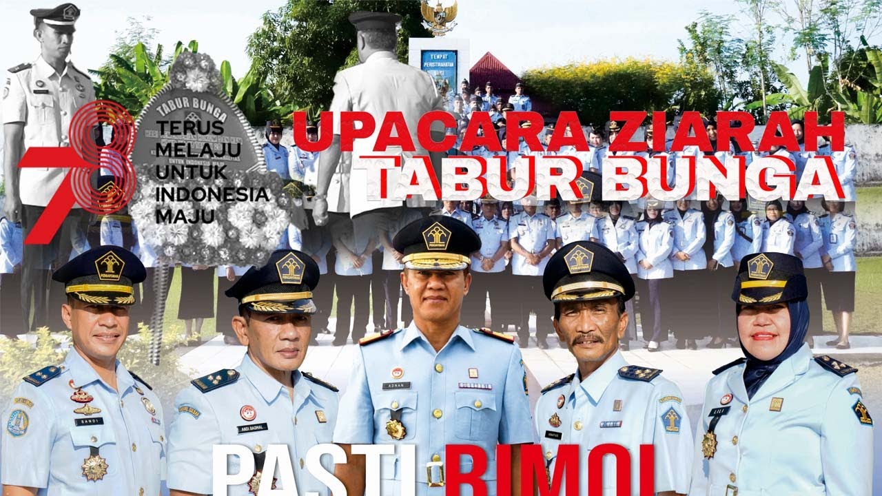 Upacara Ziarah & Tabur Bunga dalam Rangka Hari Kemenkumham HDKD Ke-78 ...