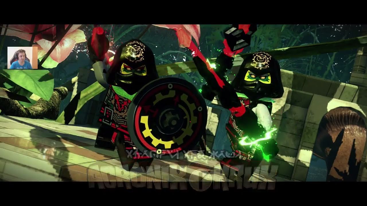 MASTER CHEN KRUX i ACRONIX - WALKI W DOJO - LEGO NINJAGO FILM GRA WIDEO ...