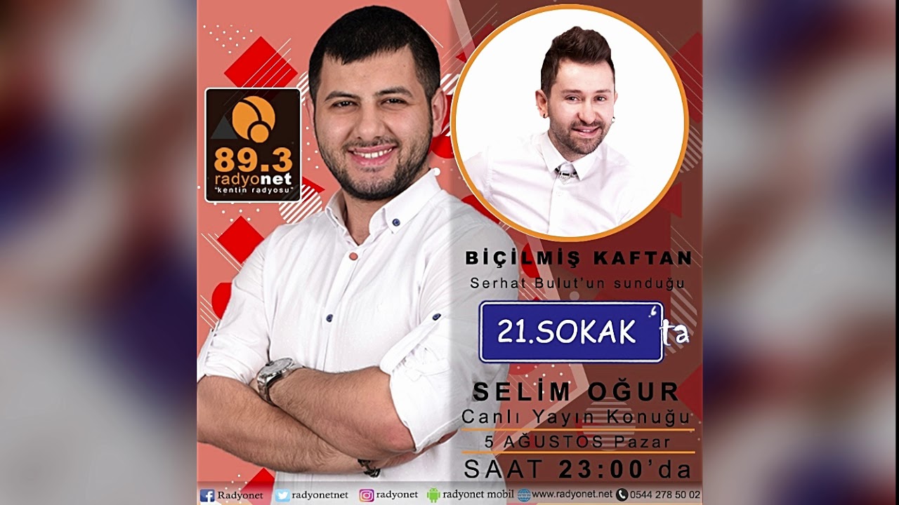 Selim Oğur - Radyo Net Serhat Bulut’la 21. Sokak Programı Canlı telefon ...