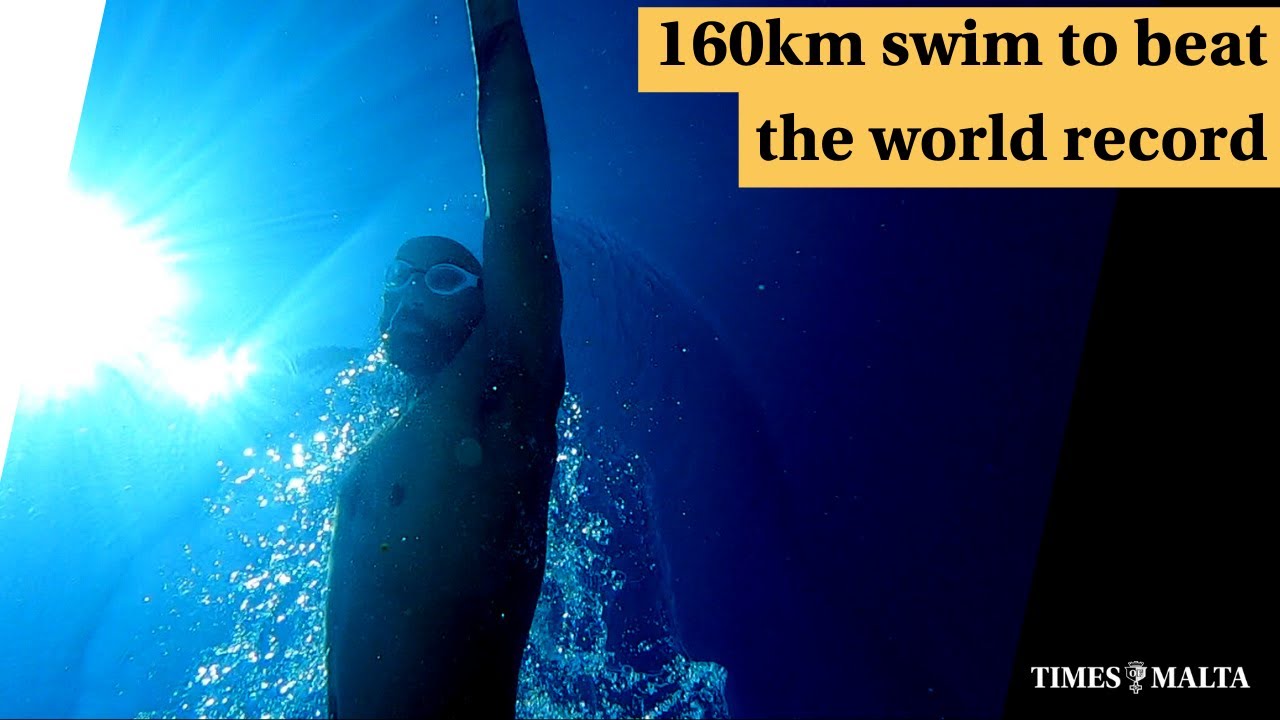 How did ultramarathon swimmer Neil Agius prepare to beat a world record ...