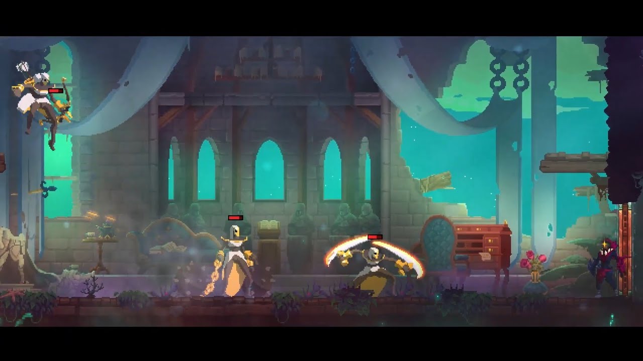 Dead Cells | Boss Fight 3 vs 1 Lighthouse Flawless Victory - YouTube