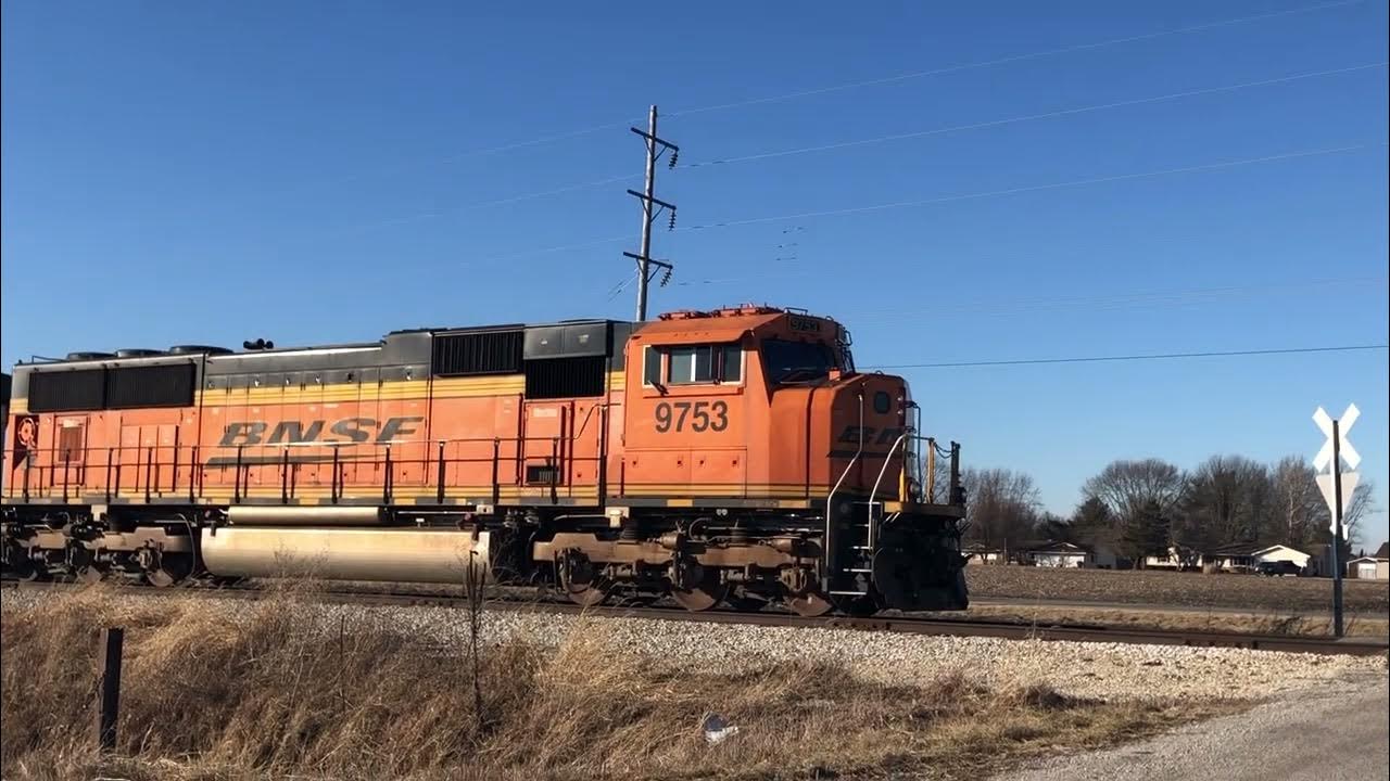 BNSF 9753 Awaits for it's entry to the Pawnee Power Plant - YouTube
