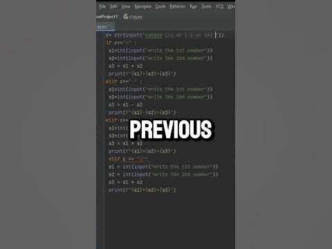 Day 4 of the Python Calculator 🧮 Coding Challenge: Adding the division Operation! #c # ...