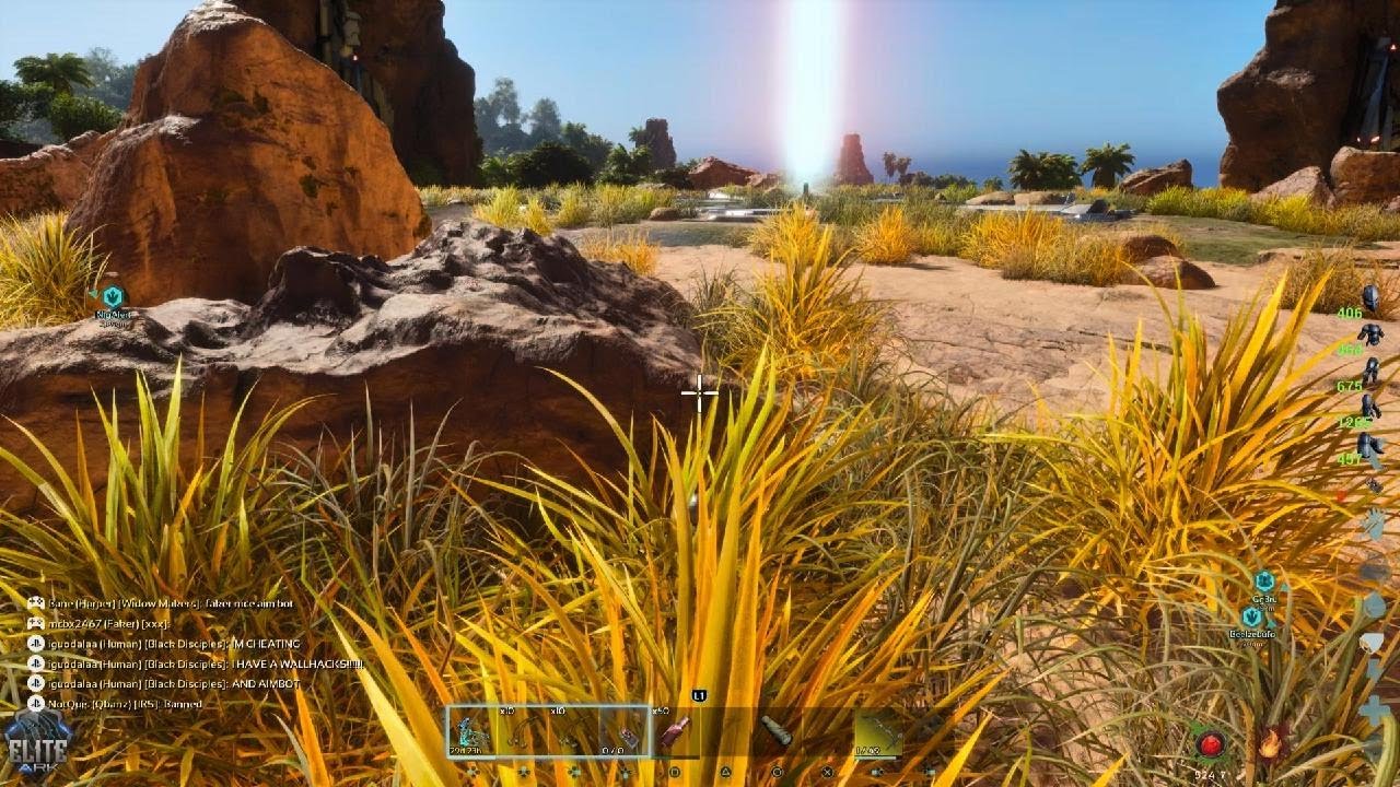 Cheater Has Insane Gaming Chair Ark Asa - YouTube