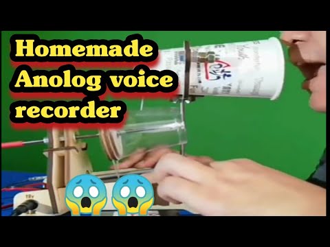 homemade anolog voice recorder!!anolog voice recorder!! homemade ...