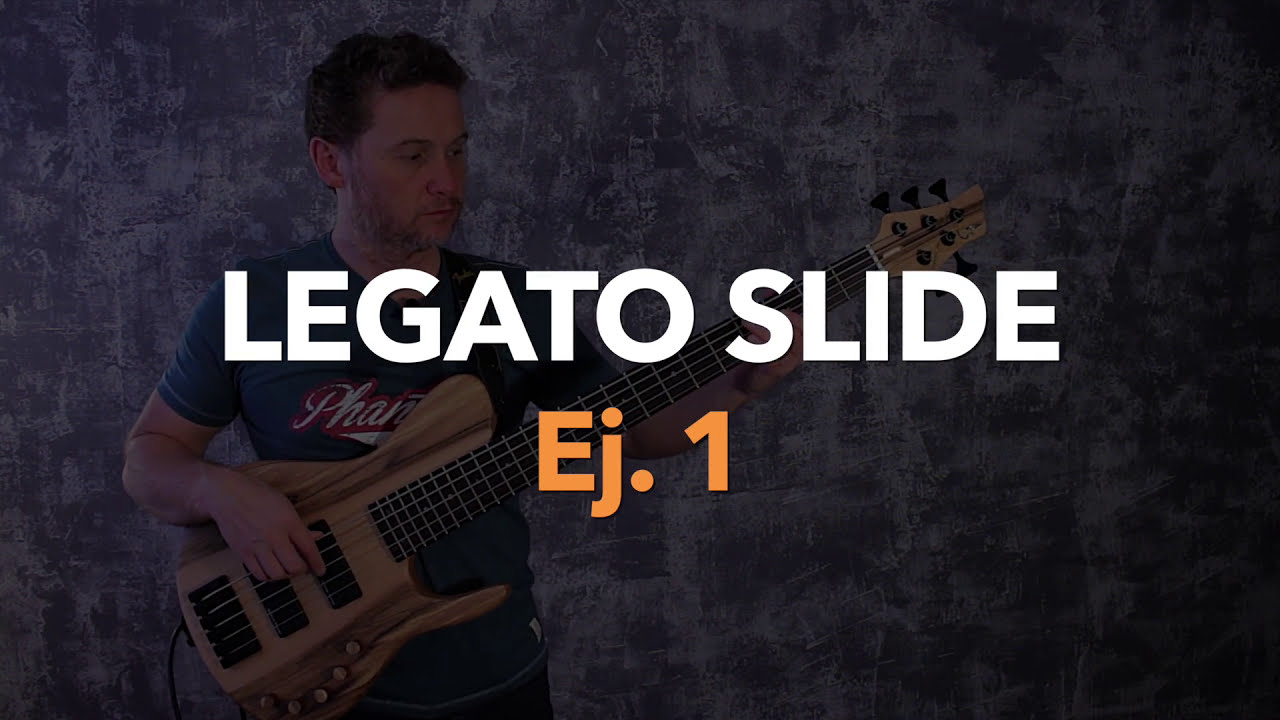 Legato Slide. Ej. 1 - Serie "Slide en el bajo eléctrico" - YouTube