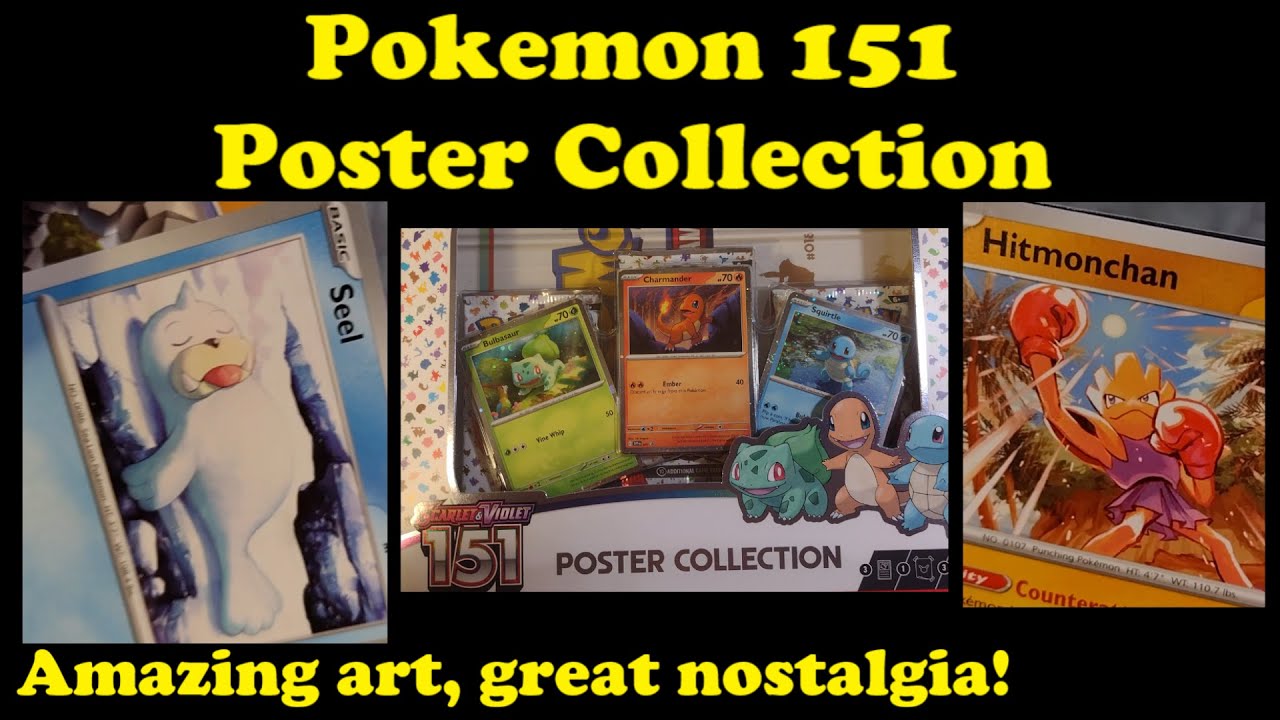 Pokemon 151- My First Look! - Poster Collection Box - YouTube