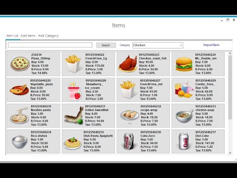 Restaurant POS Win - RPW User Guide winform restpos - C# Winform SQL ...