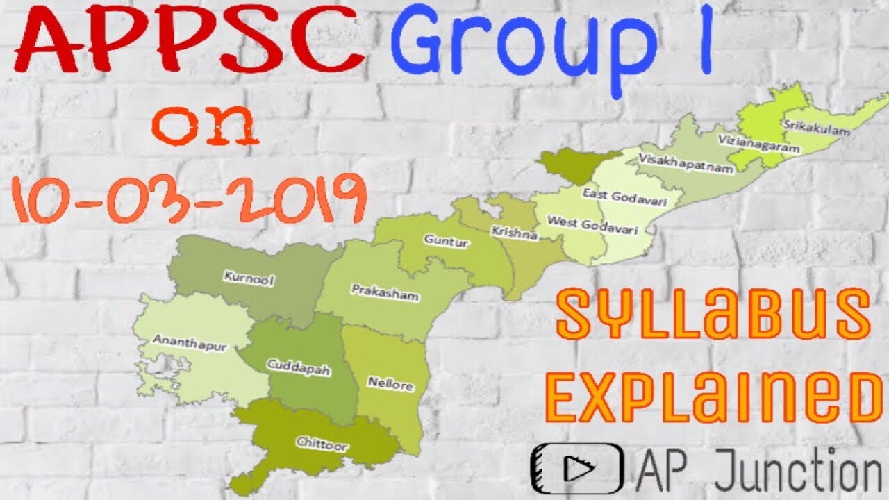 Crack APPSC Group 1 - 2019 APPSC Notification for March 10 2019 ...