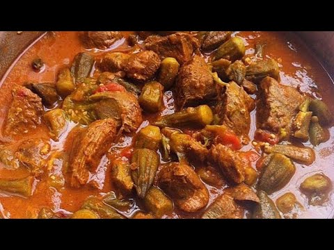 Yon sòs kalalou bien gou (Haitian sauce) - YouTube