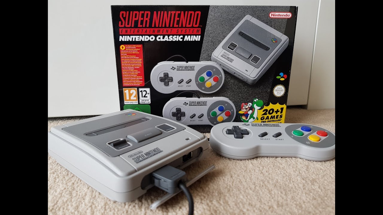Super Nintendo Classic Mini - unboxing konsoli - YouTube