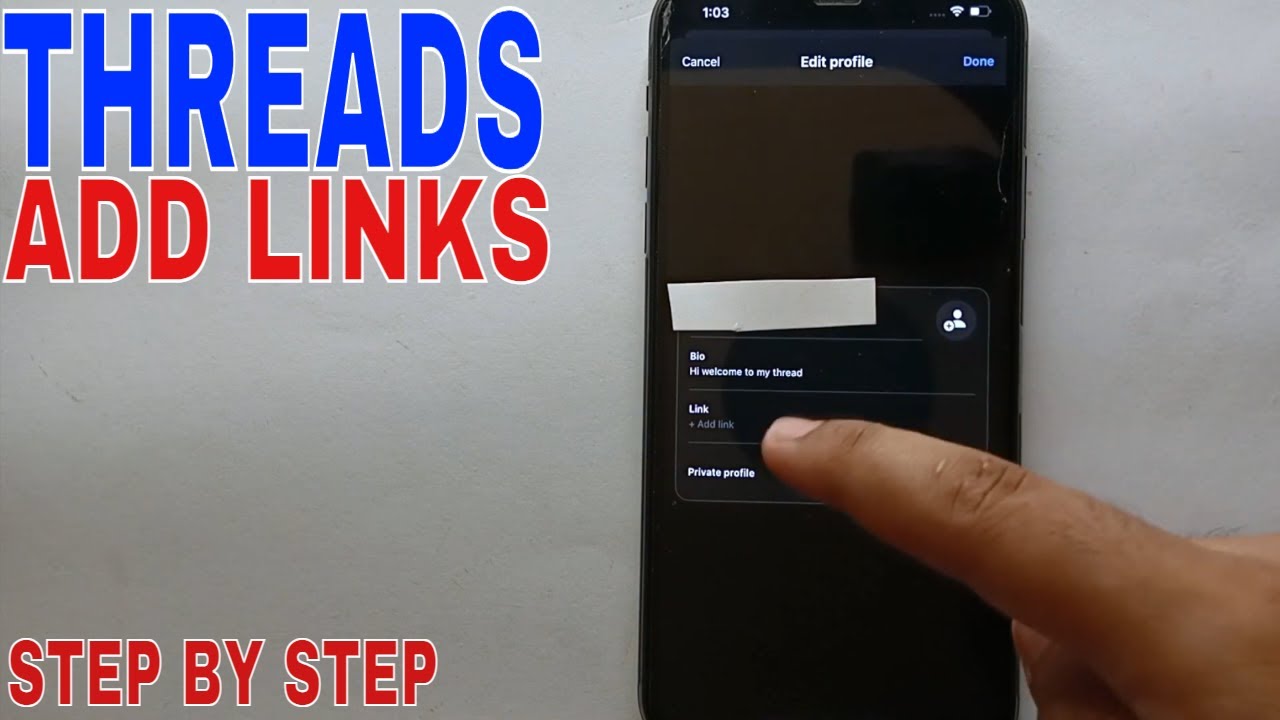 How To Add Links On Threads 🔴 - YouTube