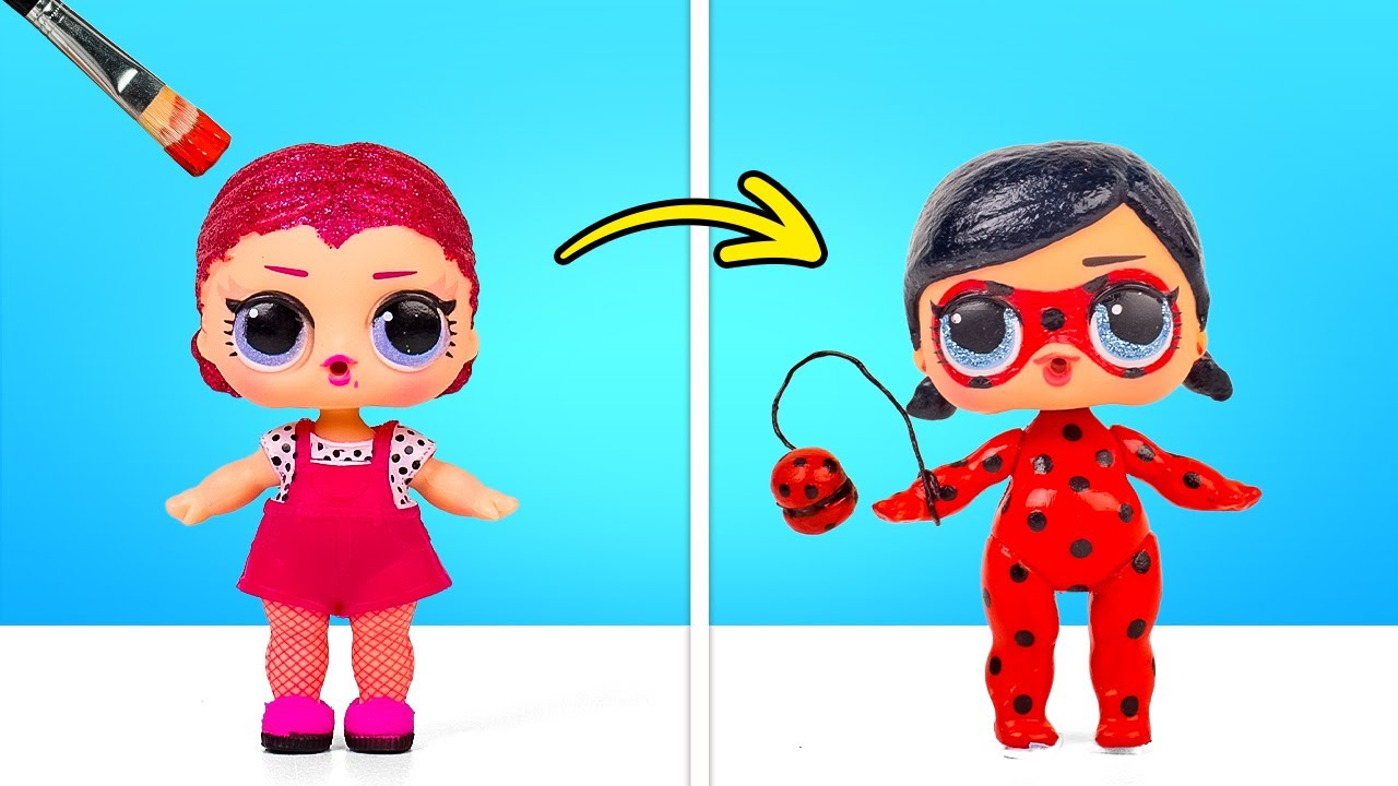 Let's Make New Outfits For Dolls! How To Transform Your Old Dolls - YouTube