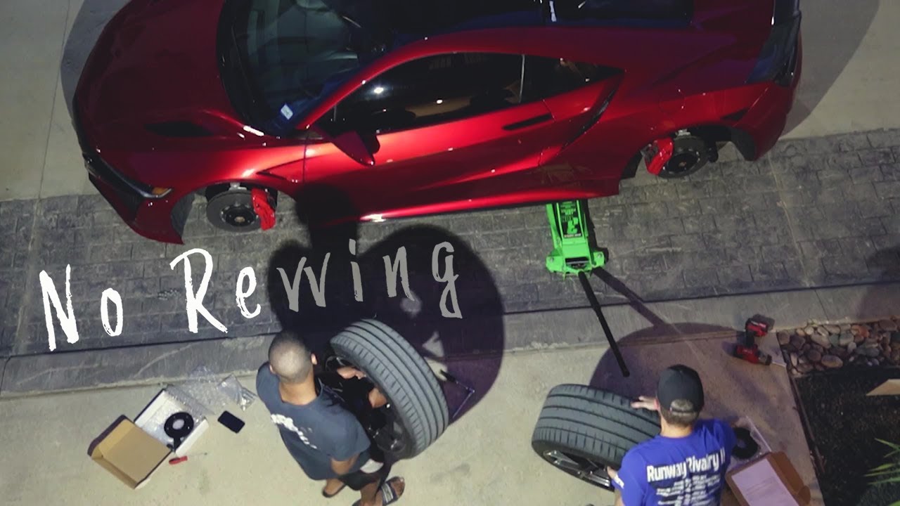 Adding ScienceofSpeed Wide Track Wheel Spacers to the NSX - YouTube