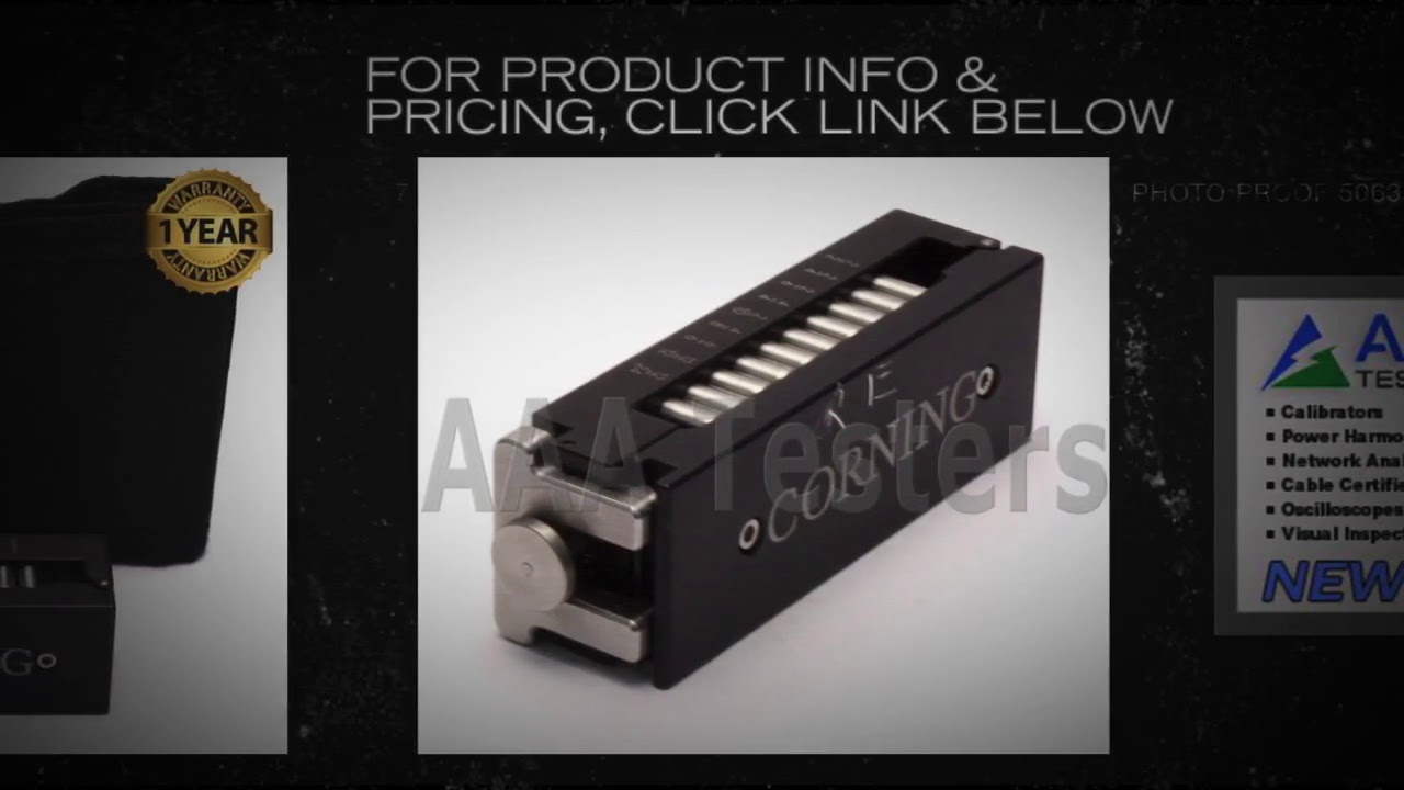 Corning RST-000 Fiber Ribbon Splicing Tool - YouTube