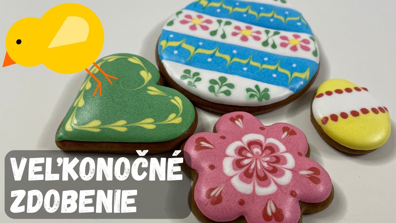 Ako ozdobiť veľkonočné medovníky (Easter Cookies Decoration) - YouTube