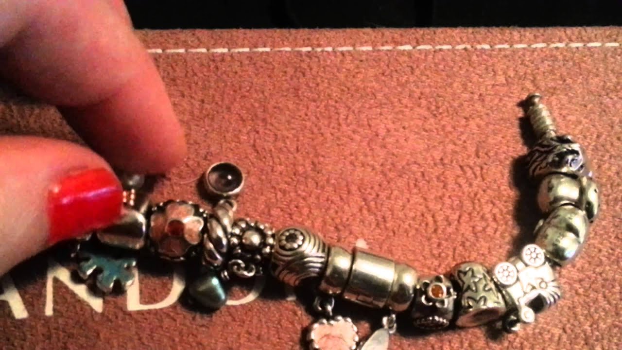 My pandora gold. Rare retired collection - YouTube