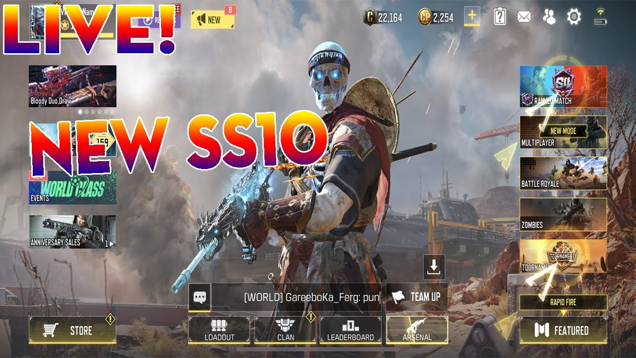 CODM | LIVE - NEW SS10 | Huy Call Of Duty - YouTube