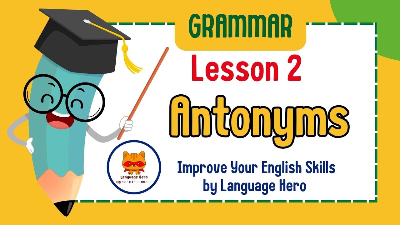 List of Antonyms | Opposite Words | Basic English Learning - YouTube