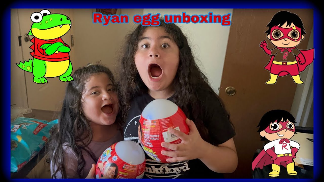 Unboxing Ryan world egg with us /is amazing #ryan - YouTube