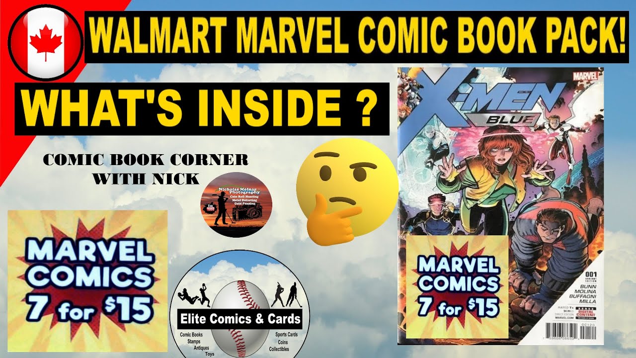 WALMART MARVEL COMIC BOOK 7 FOR $15 00 - YouTube