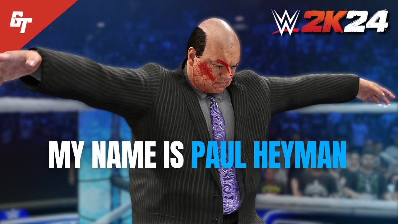 Paul Heyman vs. Teddy Long - WWE 2K24 - YouTube