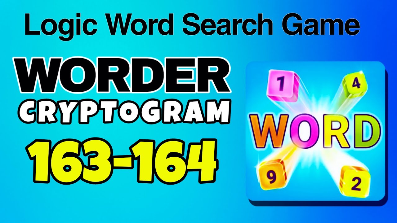 WORDER Logic Word Search Game level 163 164 - YouTube