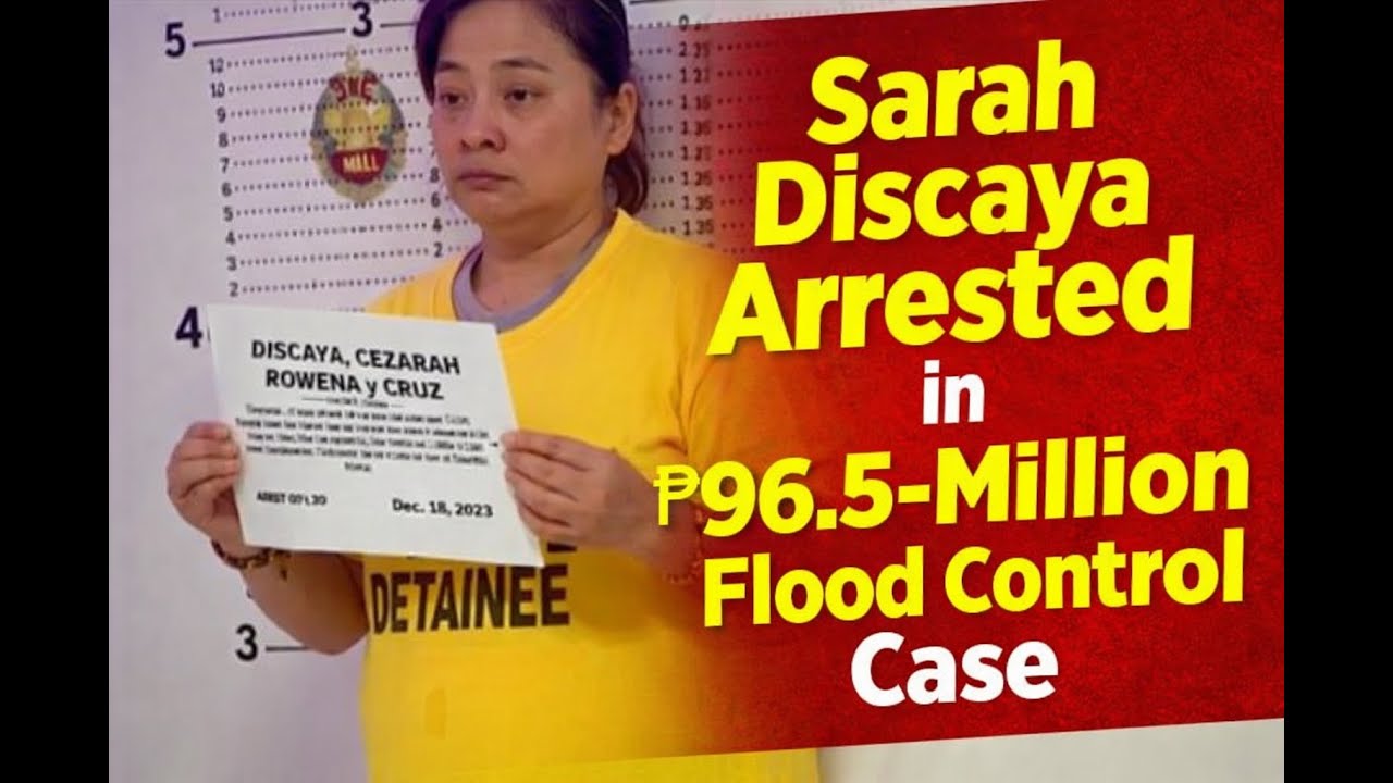 Sarah Discaya Arrested in ₱96.5-Million Flood Control Case ...