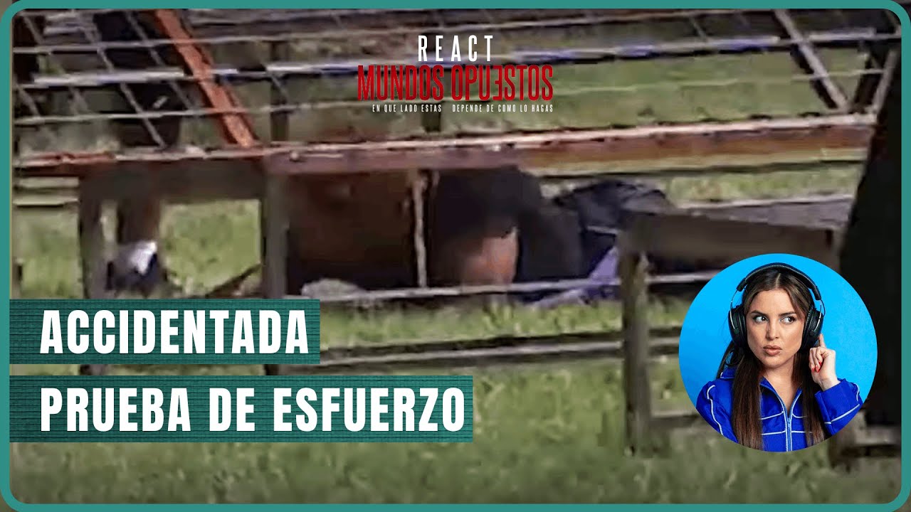 Extenuante prueba de obstáculos dejará a un participante lesionado | React Mundos Opuestos - YouTube