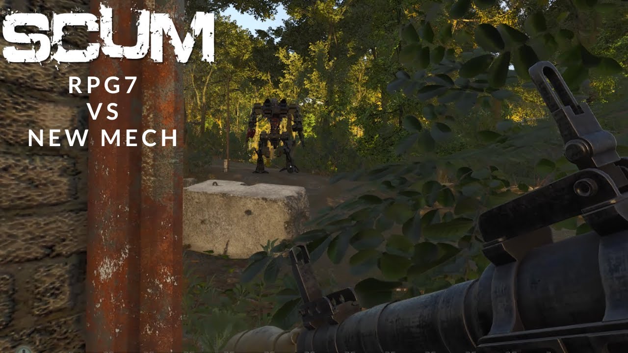 SCUM 0.85 RPG vs New Mech - YouTube