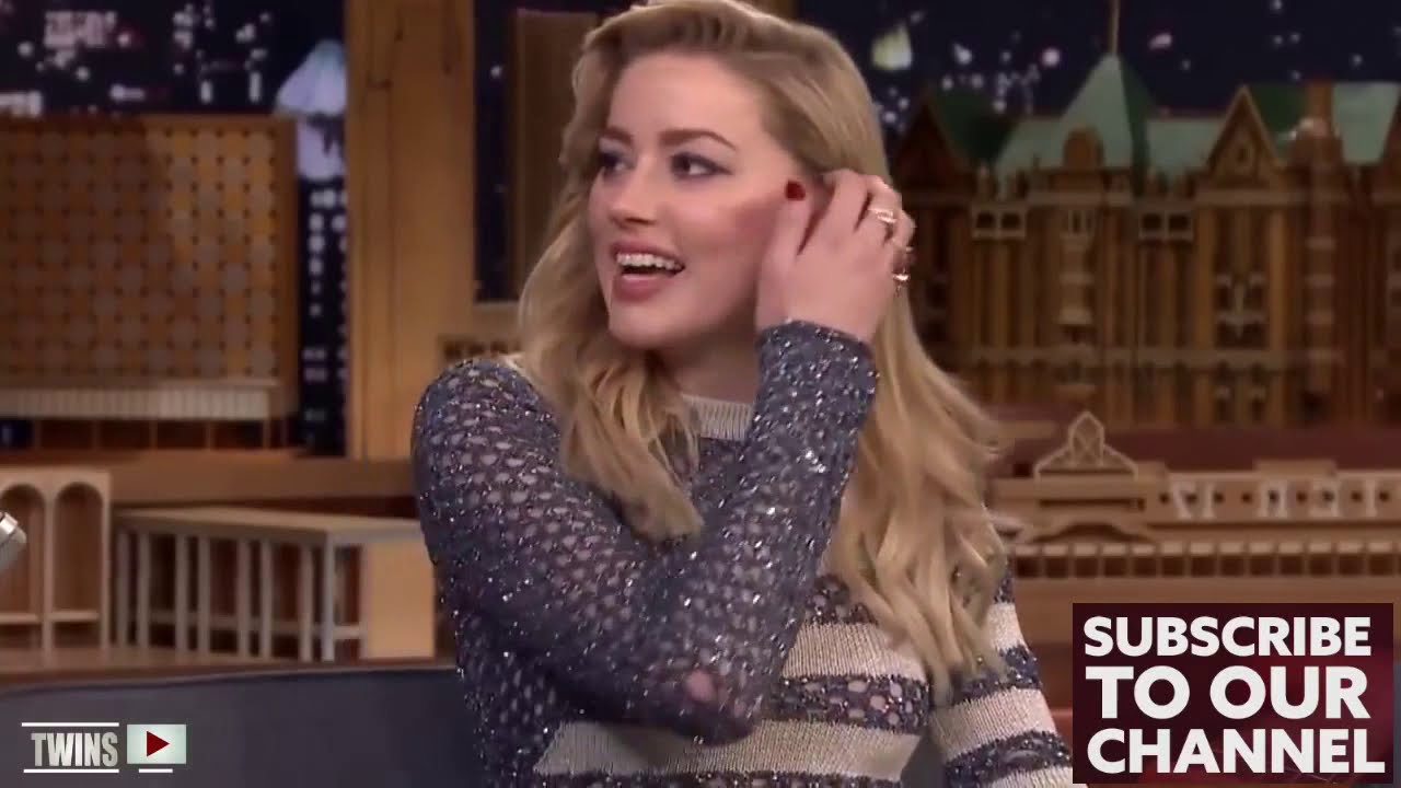 Amber Heard Funny Moments Part 2 - YouTube