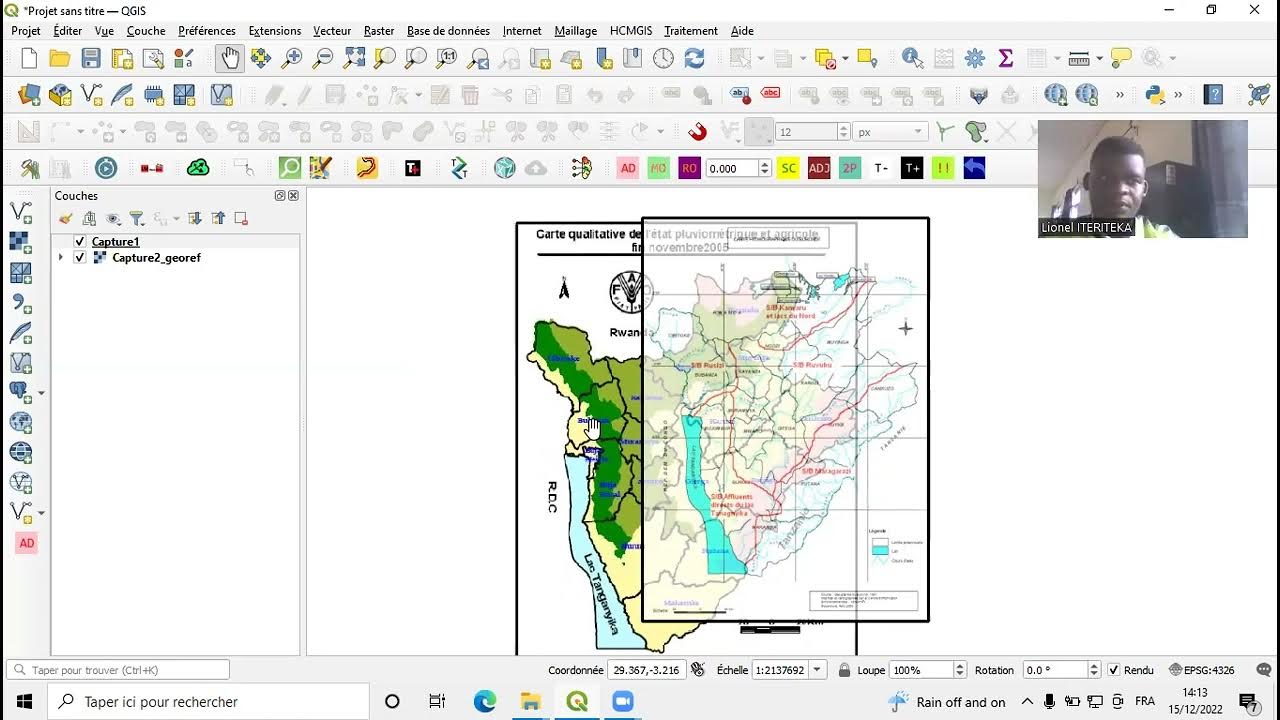 GEOREFERENCEMENT 2è METHODE AVEC QGIS - YouTube