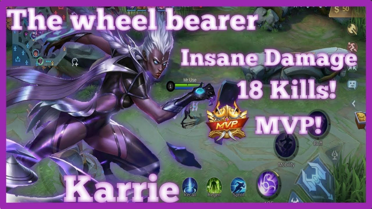 Karie: Shredding Enemies and Dominating Lanes in Mobile Legends - YouTube