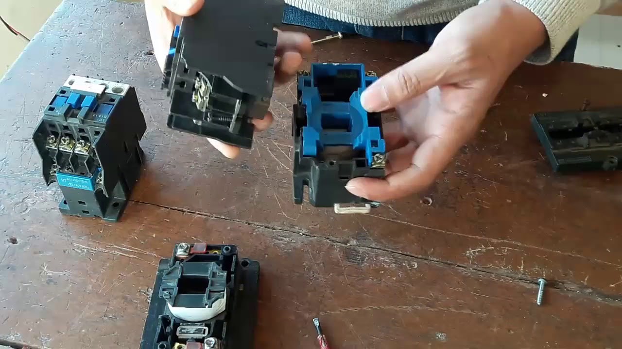 Inside function of a magnetic contactor. Basic knowledge on magnetic ...