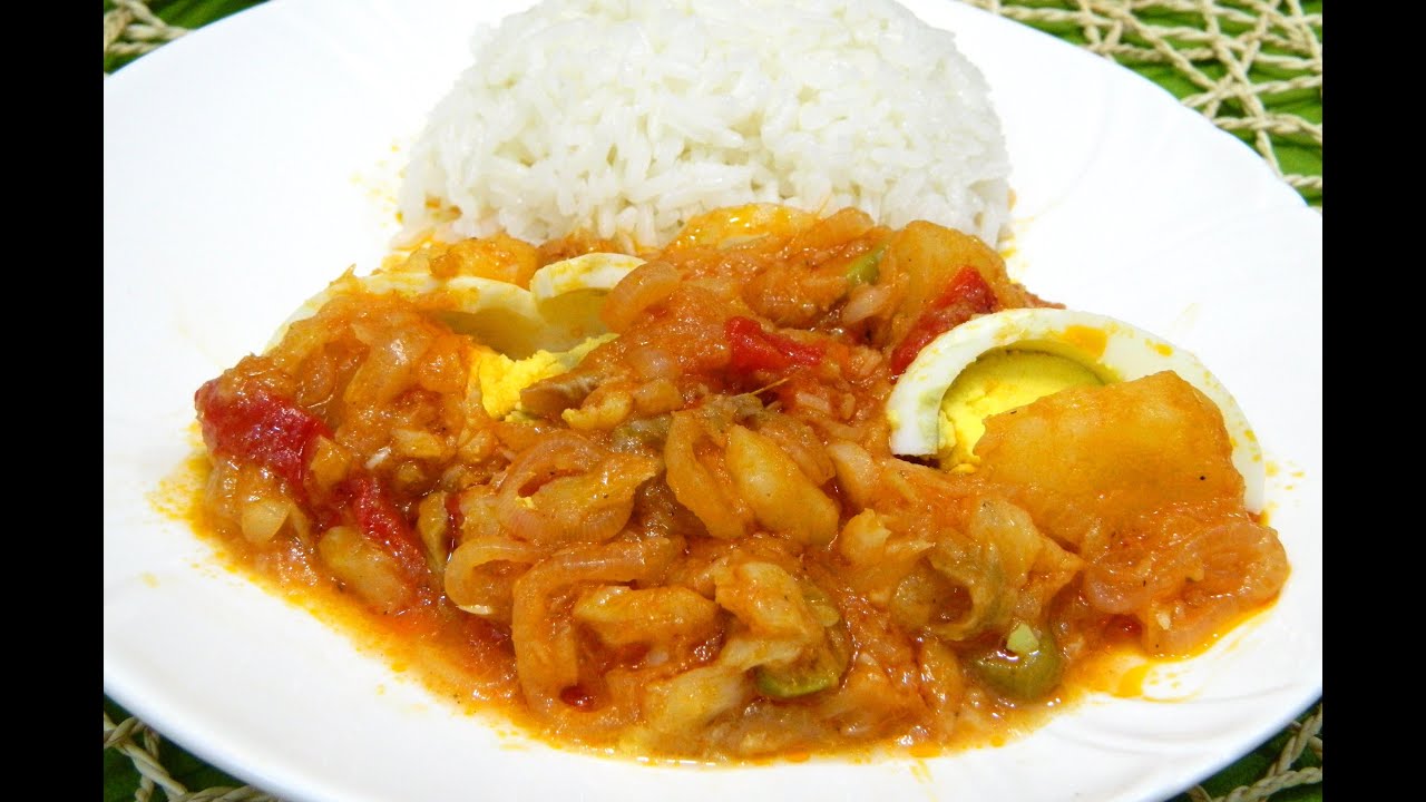 Bacalao ala Vizcaina or Basque style Cod Fish Stew - YouTube