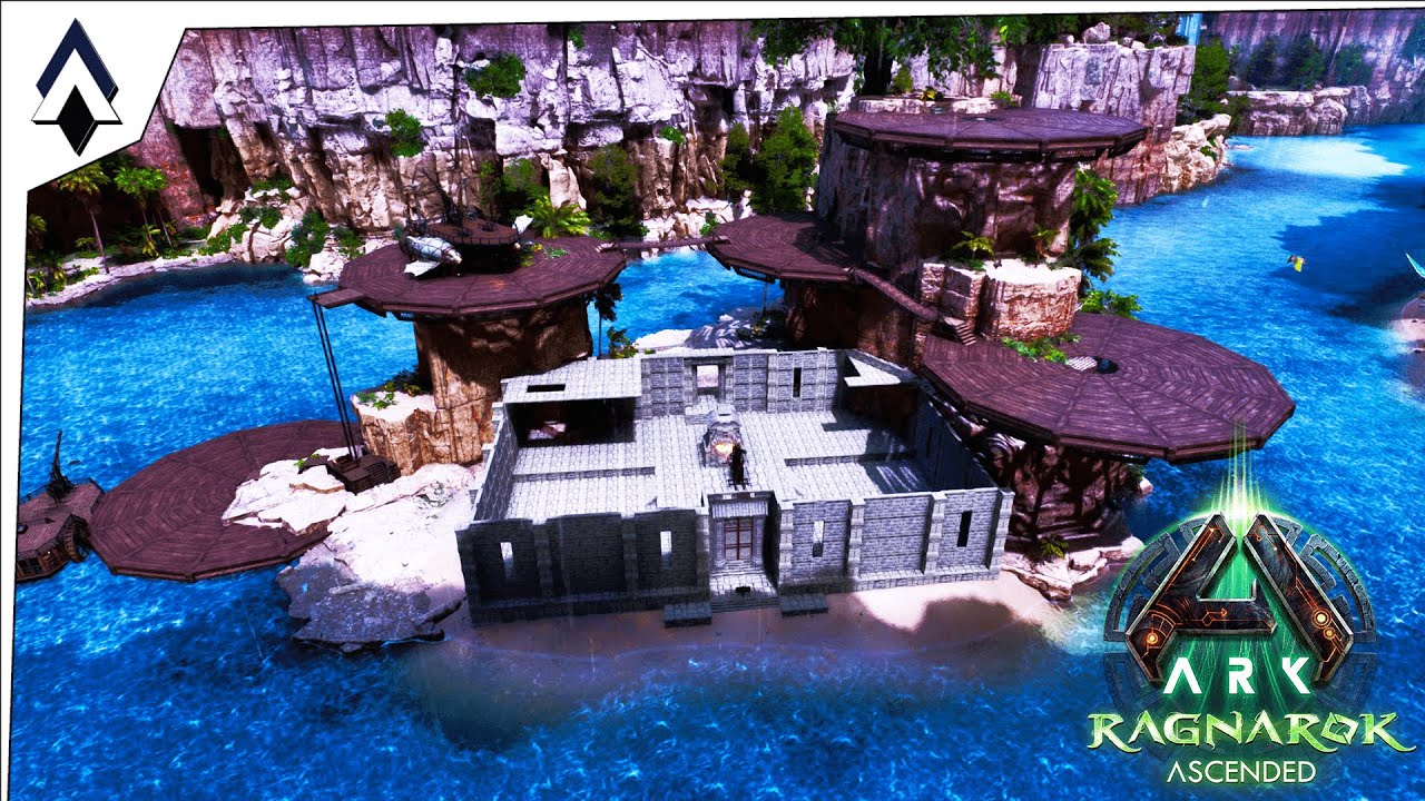 Building the Temple : Ep 08 : Ragnarok : ARK Survival Ascended - YouTube