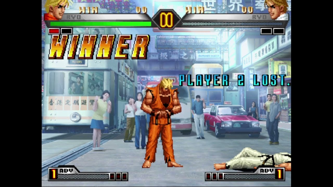 King of Fighters '98 Ultimate Match - Ryo Sakazaki (Intros & Win Poses ...