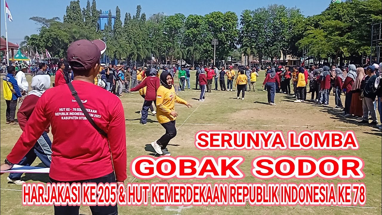 Lomba Gobak Sodor || Harjakasi ke 205 dan HUT Kemerdekaan Indonesia ke ...