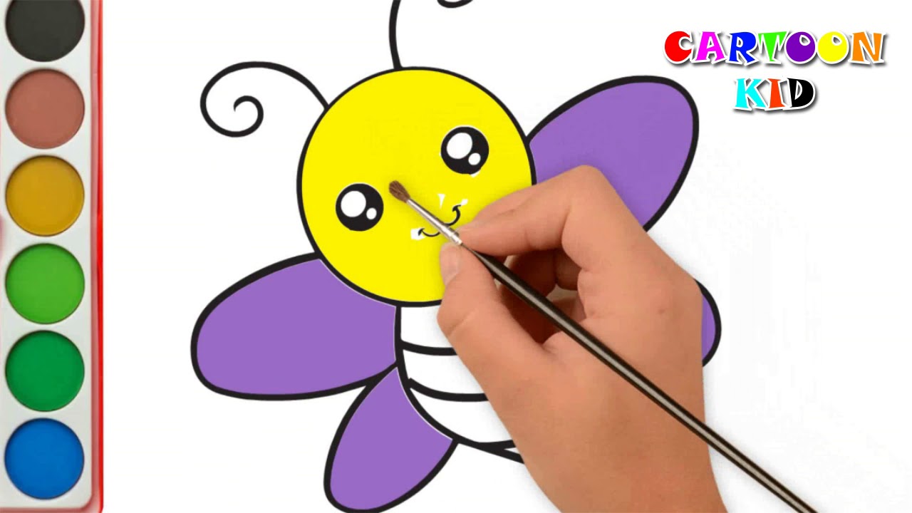 Leaning Drawing for kids beeswax animal Picture Coloring with cartoon ...