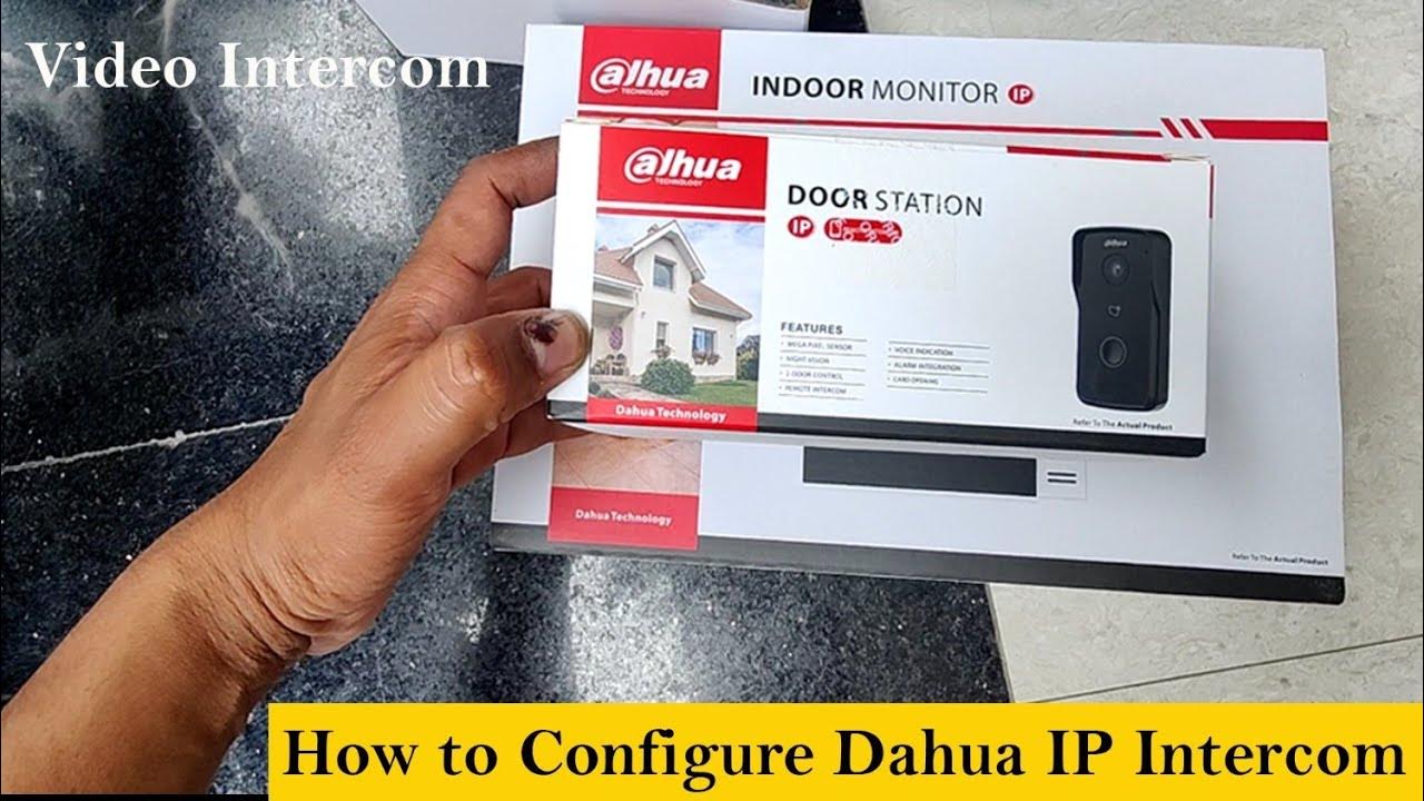 How to Configure Dahua IP VDP Intercom Complete Setup - YouTube
