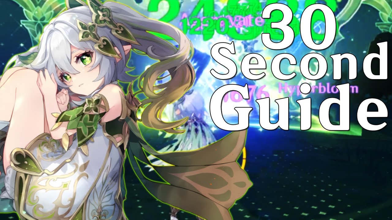 30 Second Guide To Nahida (Genshin Impact) - YouTube