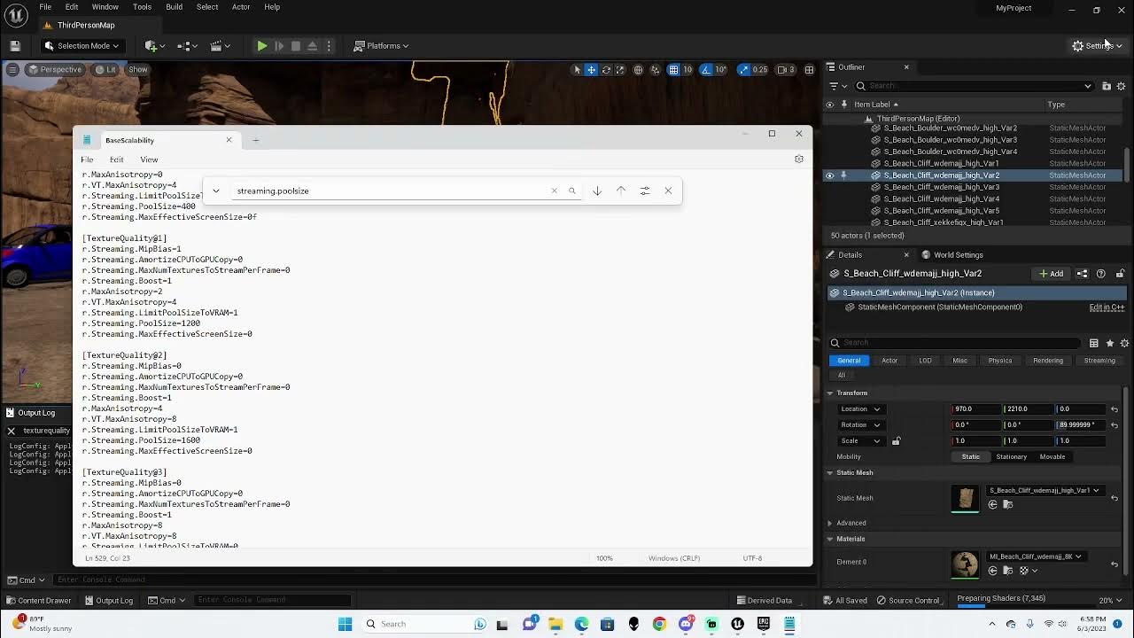 Texture Streaming pool over budget Lets FIX IT FOREVER! - YouTube