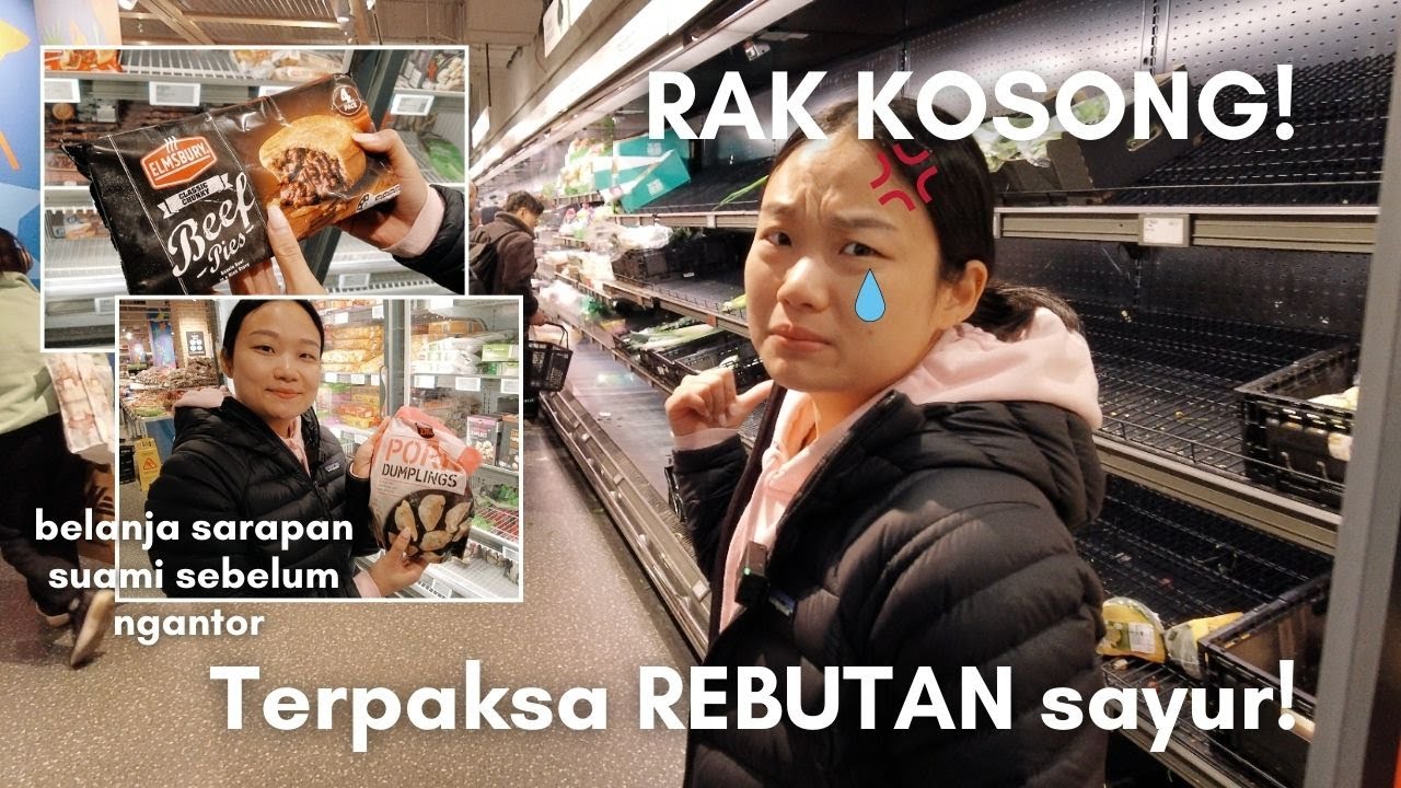 Rebutan belanja karena pada kosong! Belanja macam-macam sarapan paksu ...