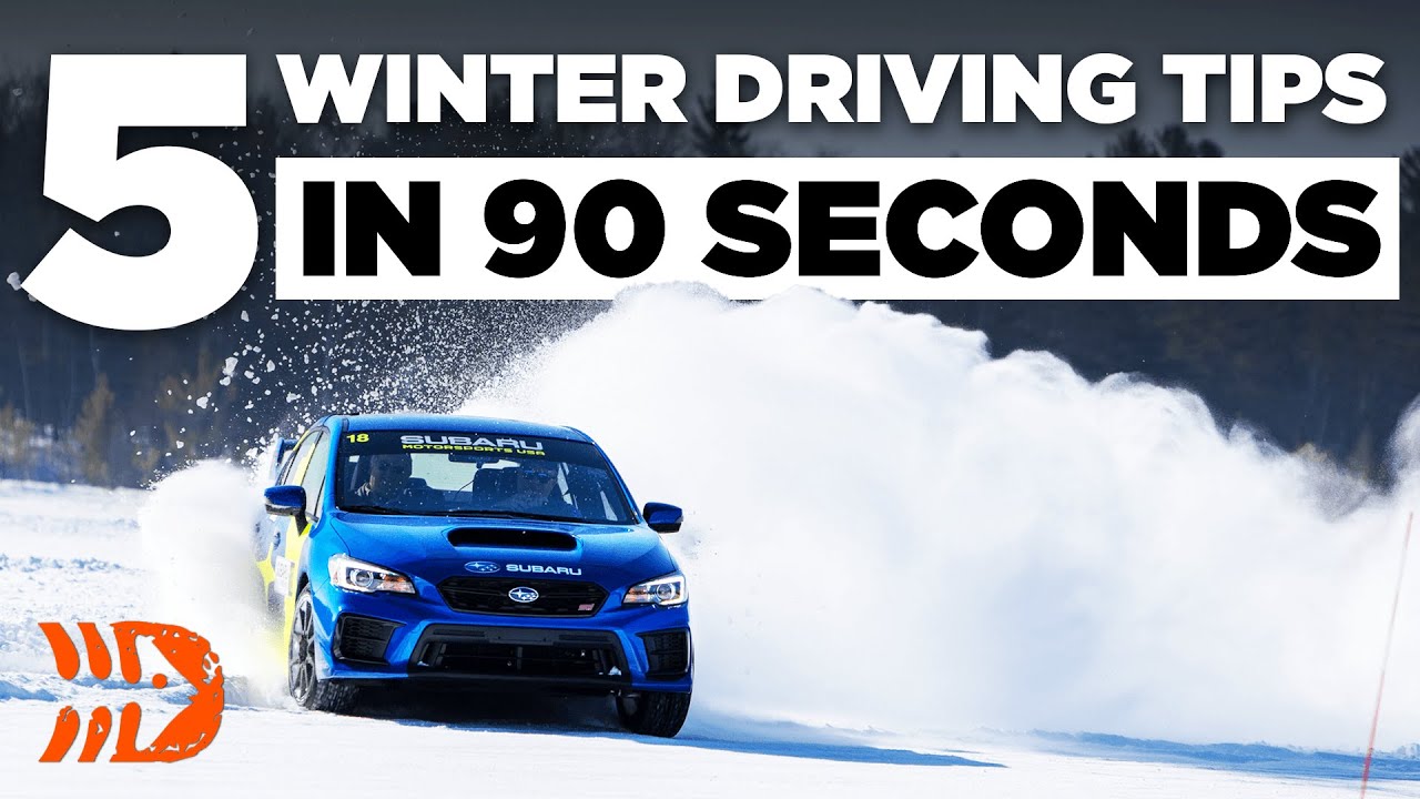 Top 5 Winter Driving Tips in 90 SECONDS - YouTube