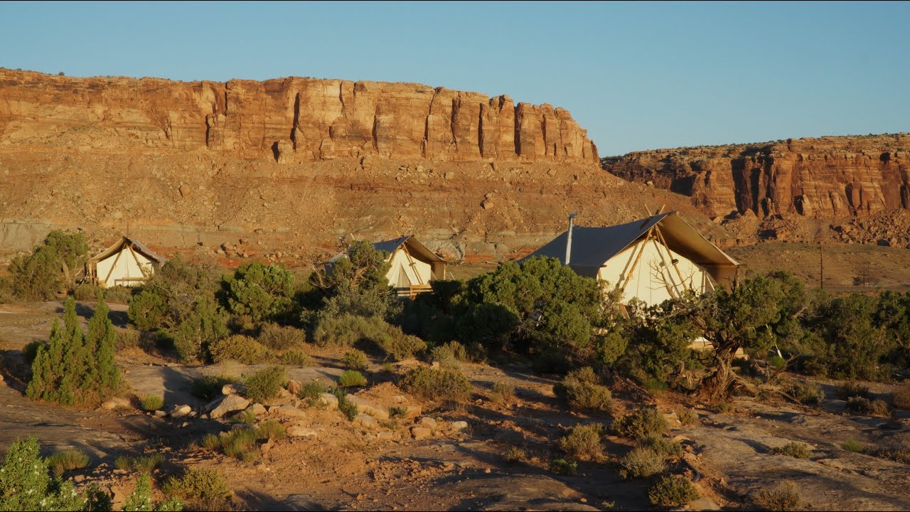 Overnight at Under Canvas, Moab, UT - YouTube