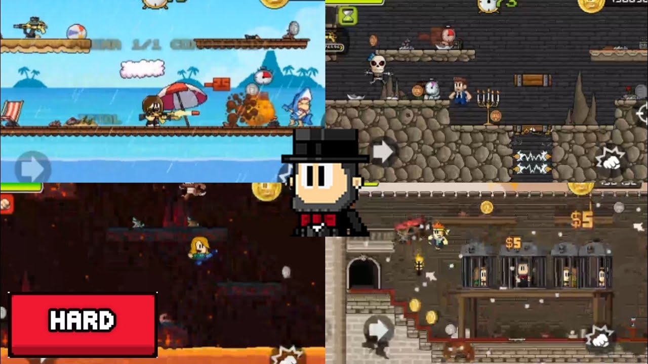 Dan The Man (Adventure Mode In Last Level) (Hard Mode) - YouTube