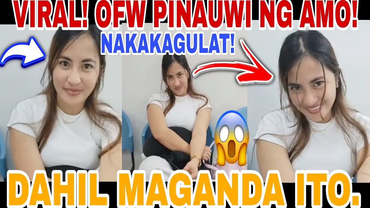 Viral Ngayon Isang Ofw Pinauwi Ng Kanyang Amo Dahil Sa Angking Ganda