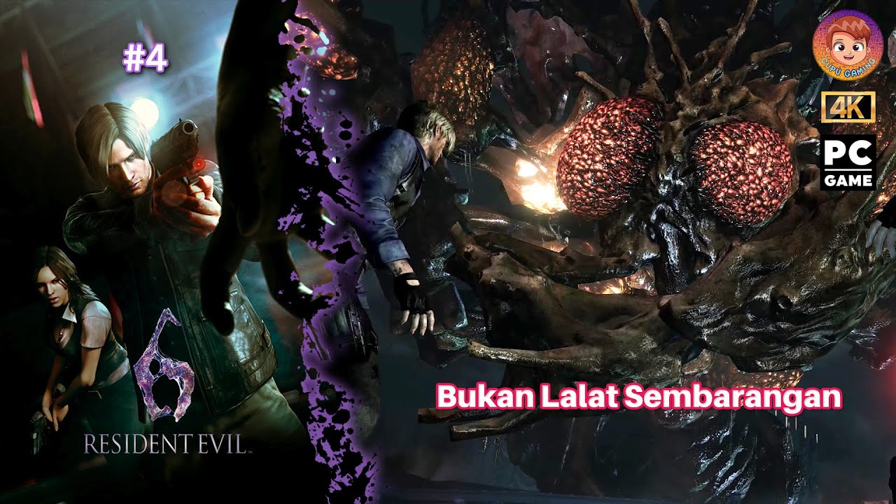 Melawan Zombie Transformer - Resident Evil 6 Leon - Helena | Episode 4 ...